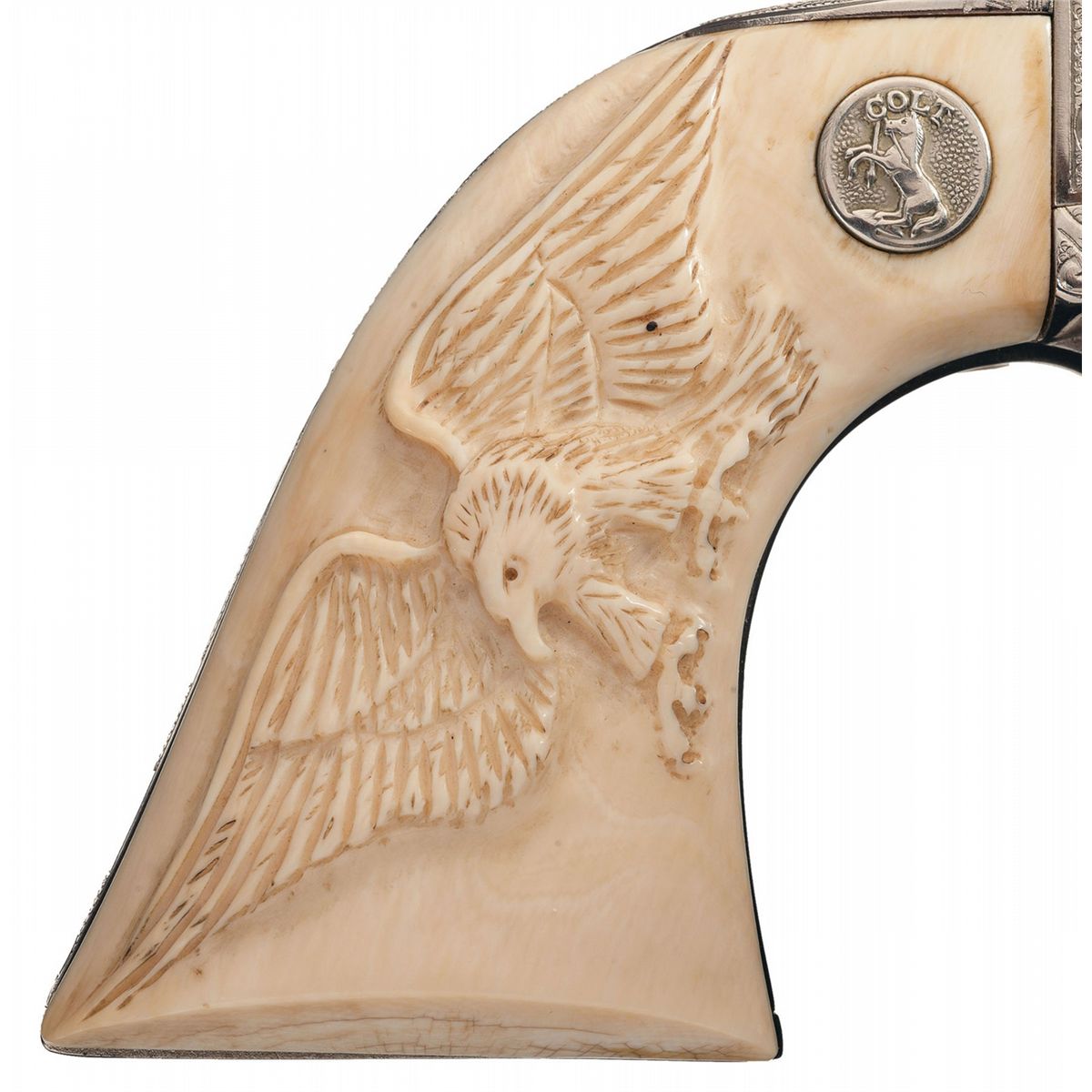 Cattle Brand Engraved Cole Agee Style Colt Single Action Army Revolver ...