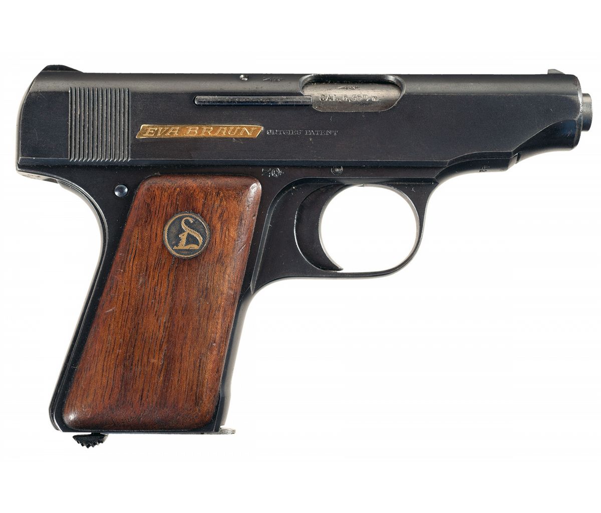 Historic Documented "Eva Braun's" Personal 25 ACP Deutsche Ortgies Semi ...