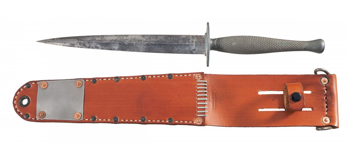 Scarce World War II Camillus U.S.M.C. Raider Stiletto