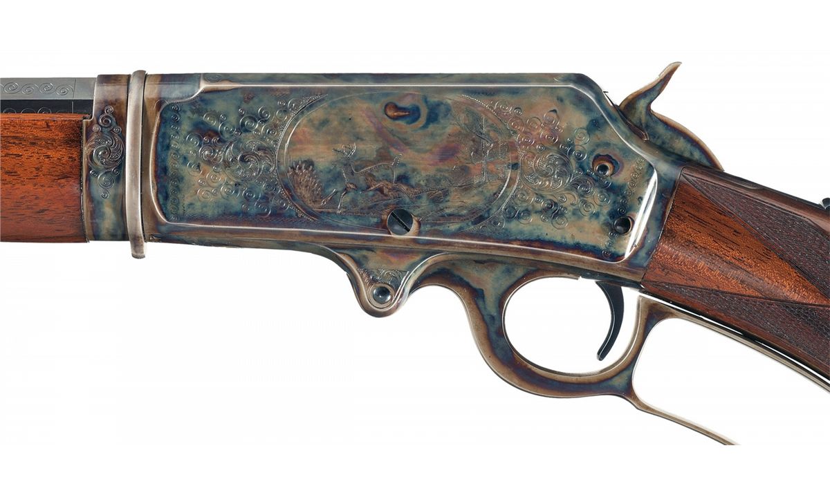 Deluxe Factory Engraved Marlin Model 1893 Lever Action Takedown Rifle ...