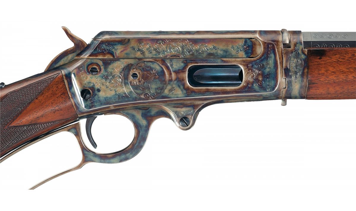Deluxe Factory Engraved Marlin Model 1893 Lever Action Takedown Rifle ...