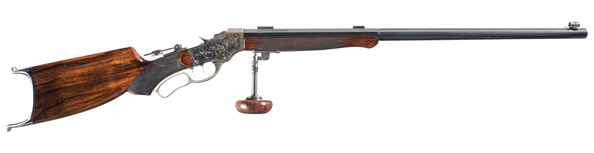 Custom Stevens No. 49 Engraved Walnut Hill Single Shot Rifle
