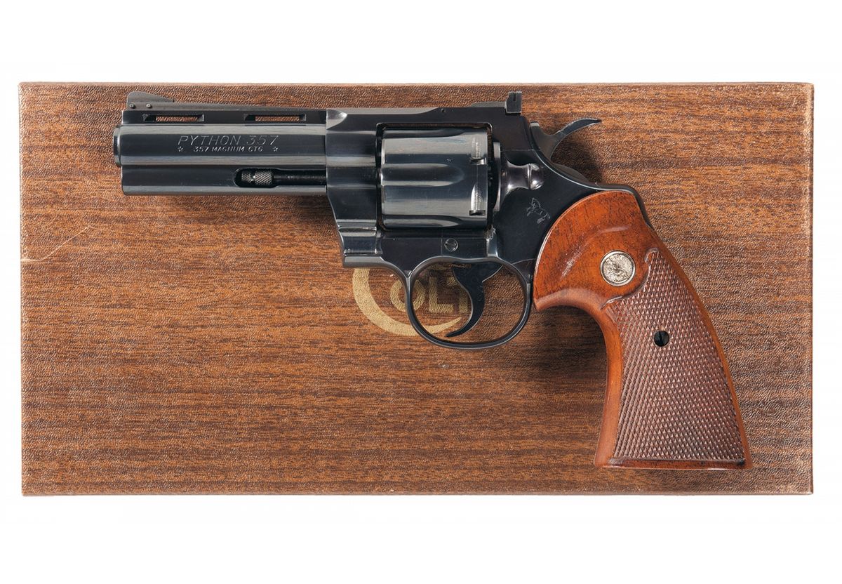 Colt Python Model Double Action Revolver with Factory Box