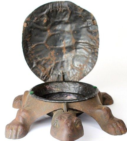 Original Golden and Jacobsen Turtle spittoon