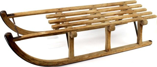 Antique Wooden runner sled