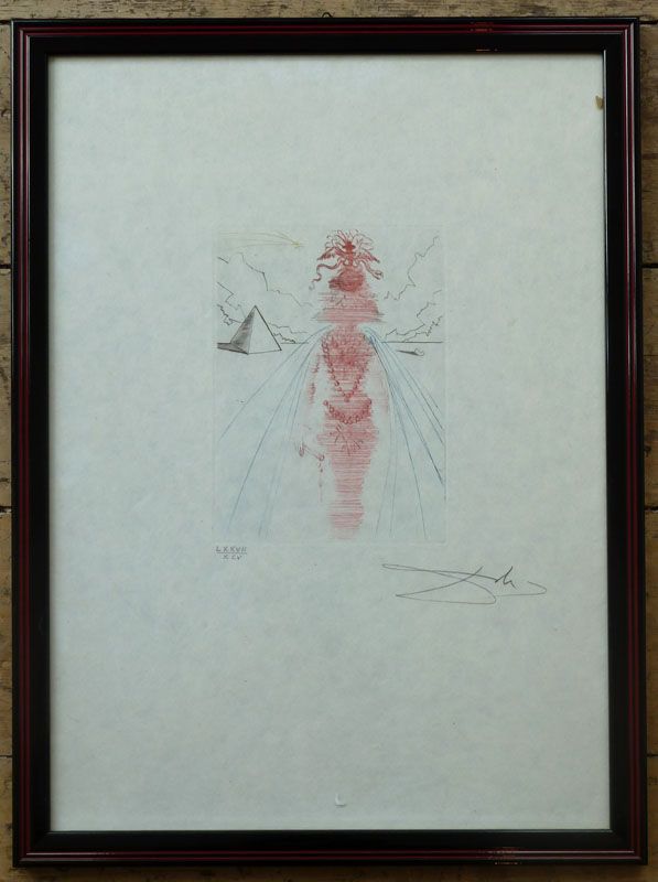 SALVADOR DALI Hand Signed Etching Shakespeare 1968
