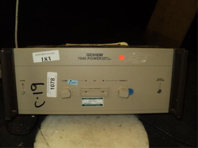 Techron 7540 Power Supply Amp.