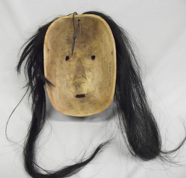 Iroquois Wooden False Face Mask ''Skayadeh''