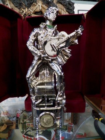 Elvis Silver Edition Liquor Decantor Elvis Silver Anniersary Edition ...