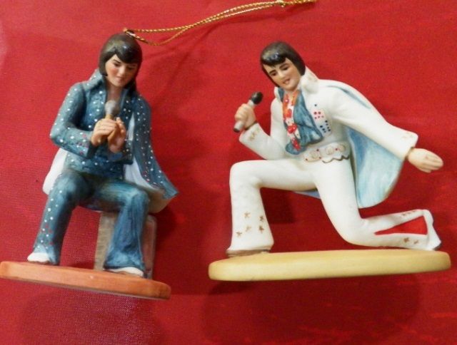 2-Elvis Christmas Ornaments Royal Orleans Elvis Christmas Tree Decorations