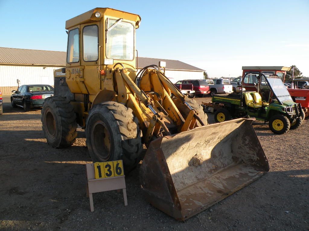 John Deere 554 wheel loader 081591T