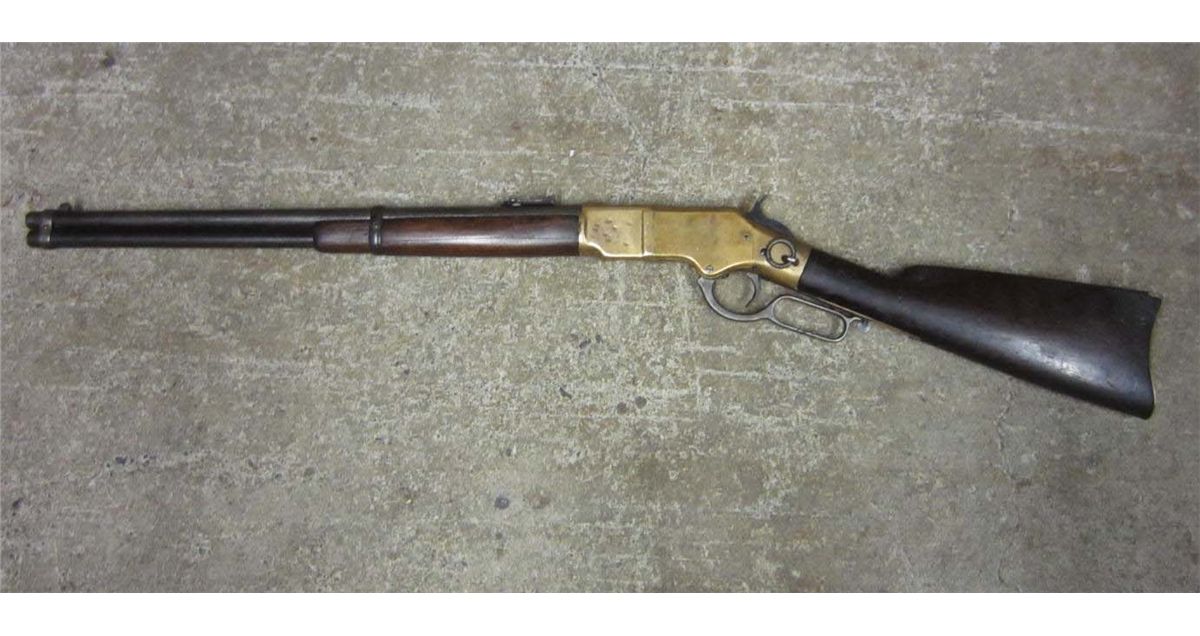 MODEL 1866 YELLOW BOY WINCHESTER SADDLE RING CARBINE RIFLE