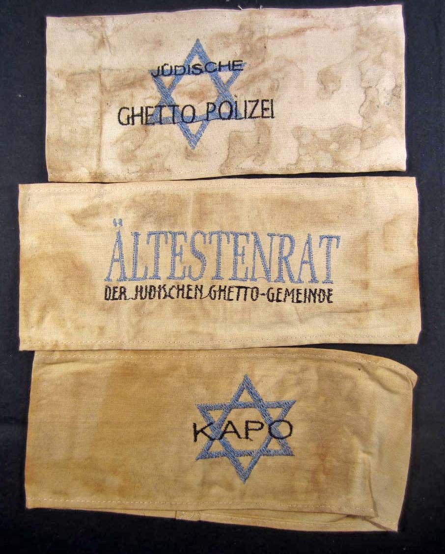 LOT OF 3 GERMAN NAZI HOLOCAUST ARM BANDS