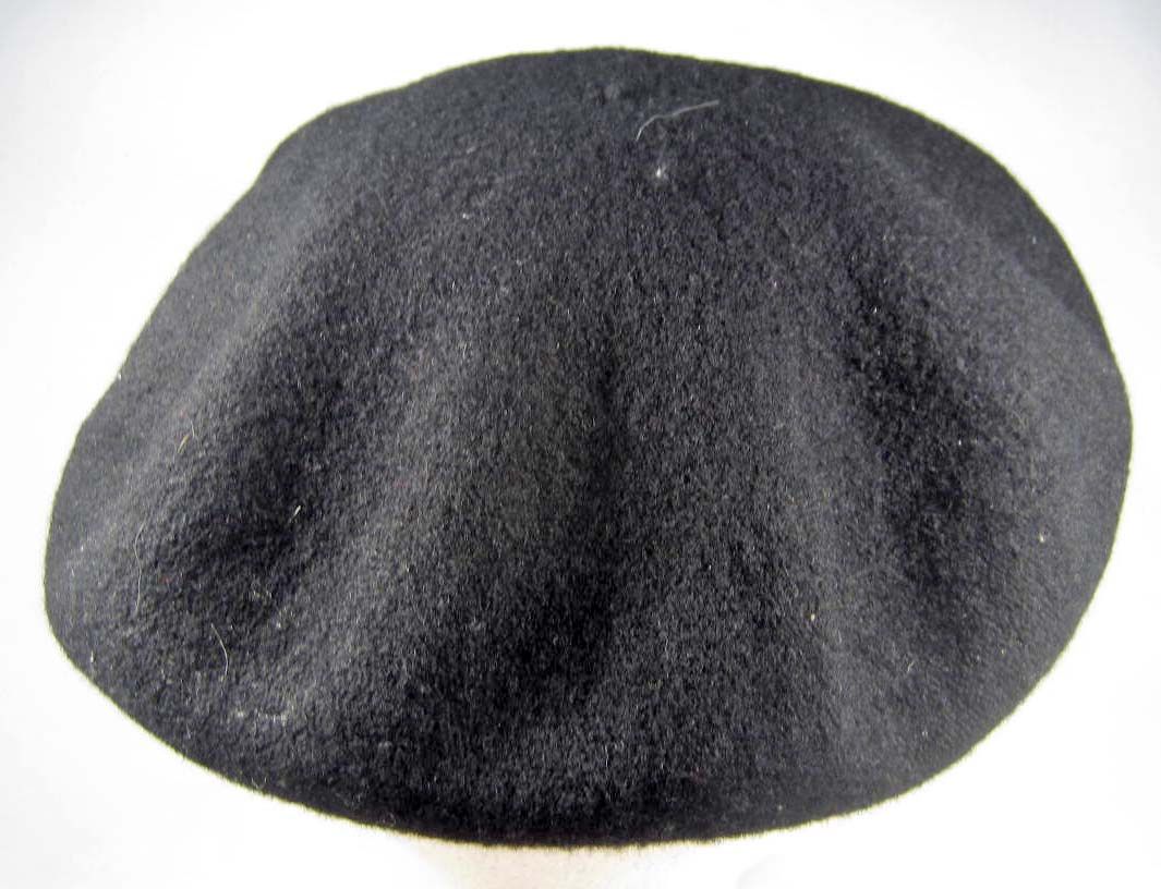 RARE GERMAN NAZI PANZER SS ENLISTED MANS TANKERS BERET