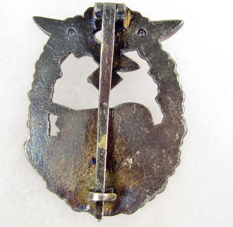 GERMAN NAZI LUFTWAFFE TANK BATTLE BADGE - 3 ACTIONS