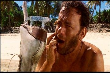 Tom Hanks Castaway Ice Skate & Necklace