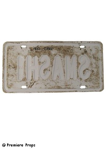 The Incredible Hulk License Plate