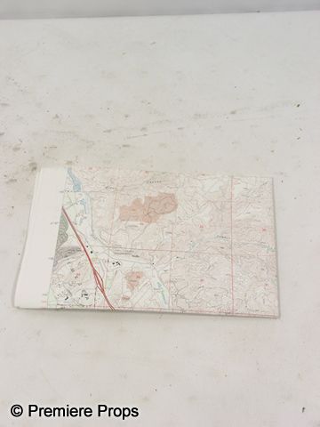 Piranha 3D USGS Lake Victoria Map Movie Props