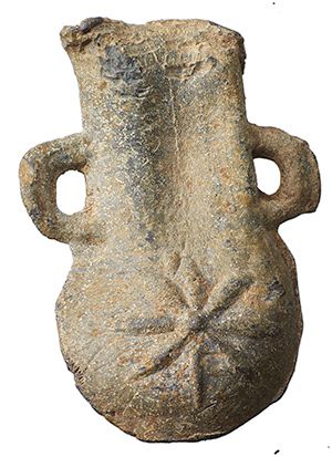 Lead. Lead Holy Water pilgrim's(crusader?) ampulla. Circa 12th - 15th ...