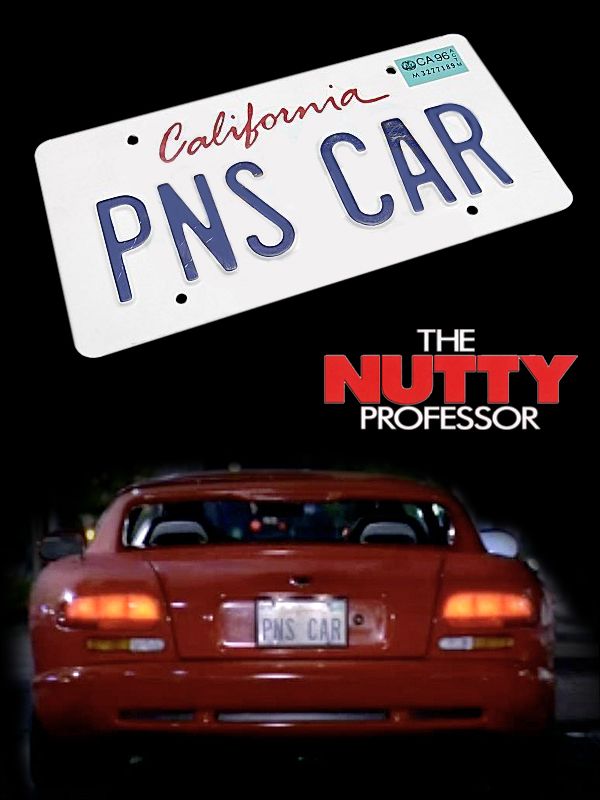 THE NUTTY PROFESSOR BUDDY LOVE LICENSE PLATE EDDIE MURPHY