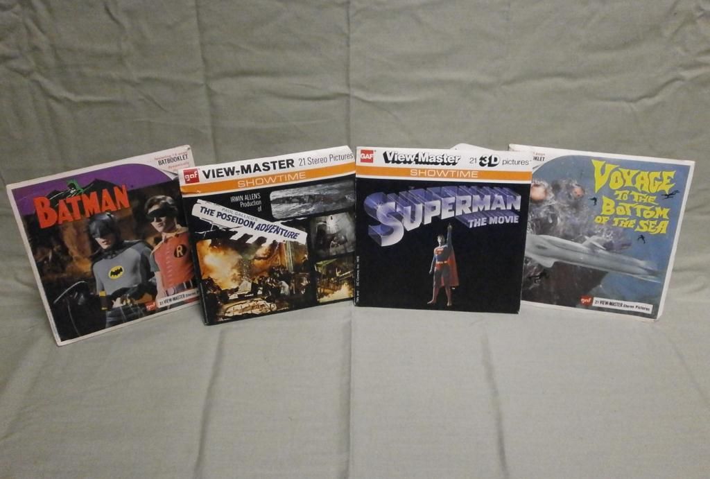 4 Sets Viewmaster Reels - TV Shows & Movie