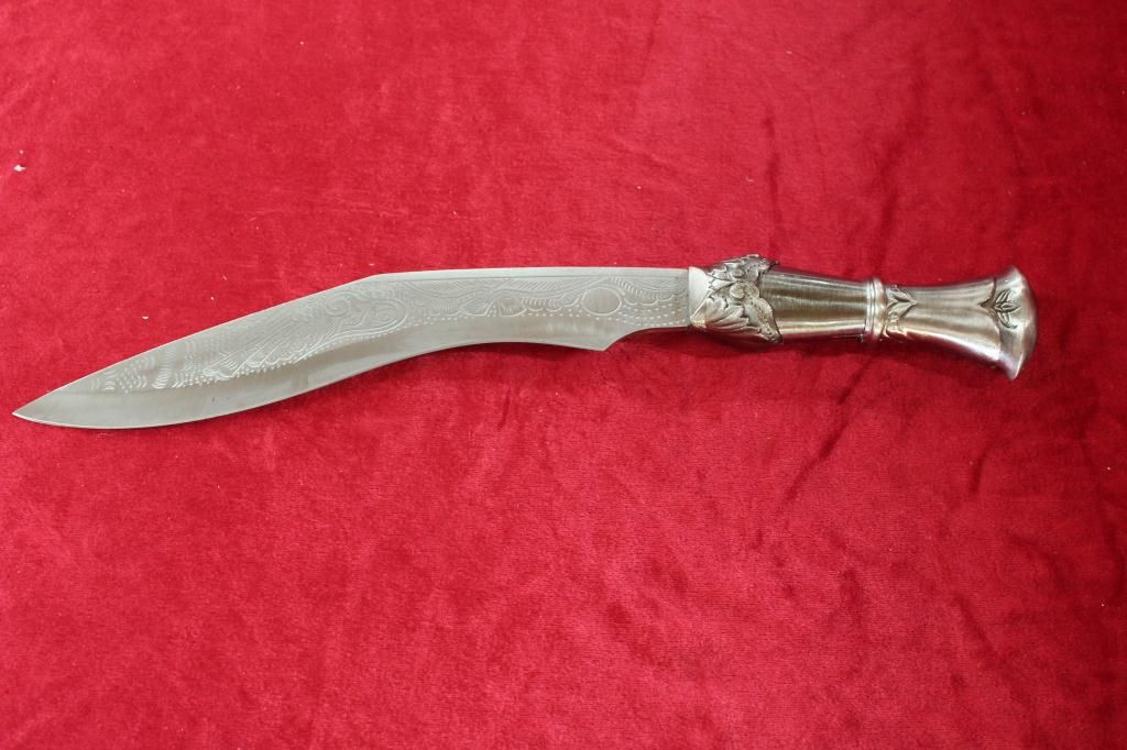 NIB Fantasy Mongol Scimitar Knife w/Sheath