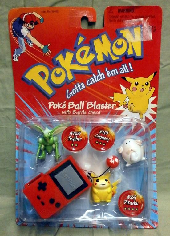 NIP Pokemon Poke Ball Blaster - 25, 113 & 123