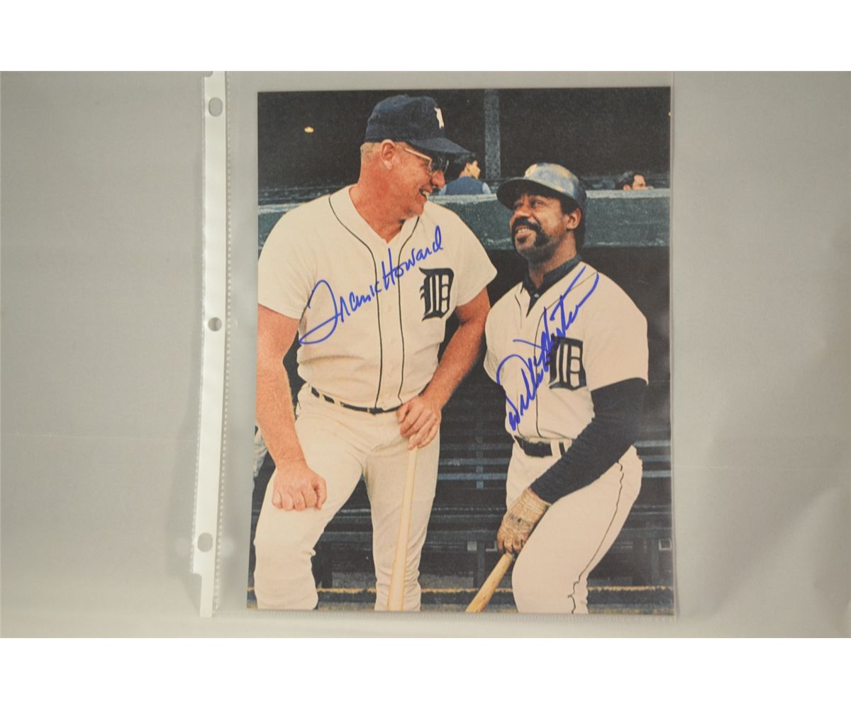 Frank Howard & Willie Horton Autograph Photo **Detroit Tigers**
