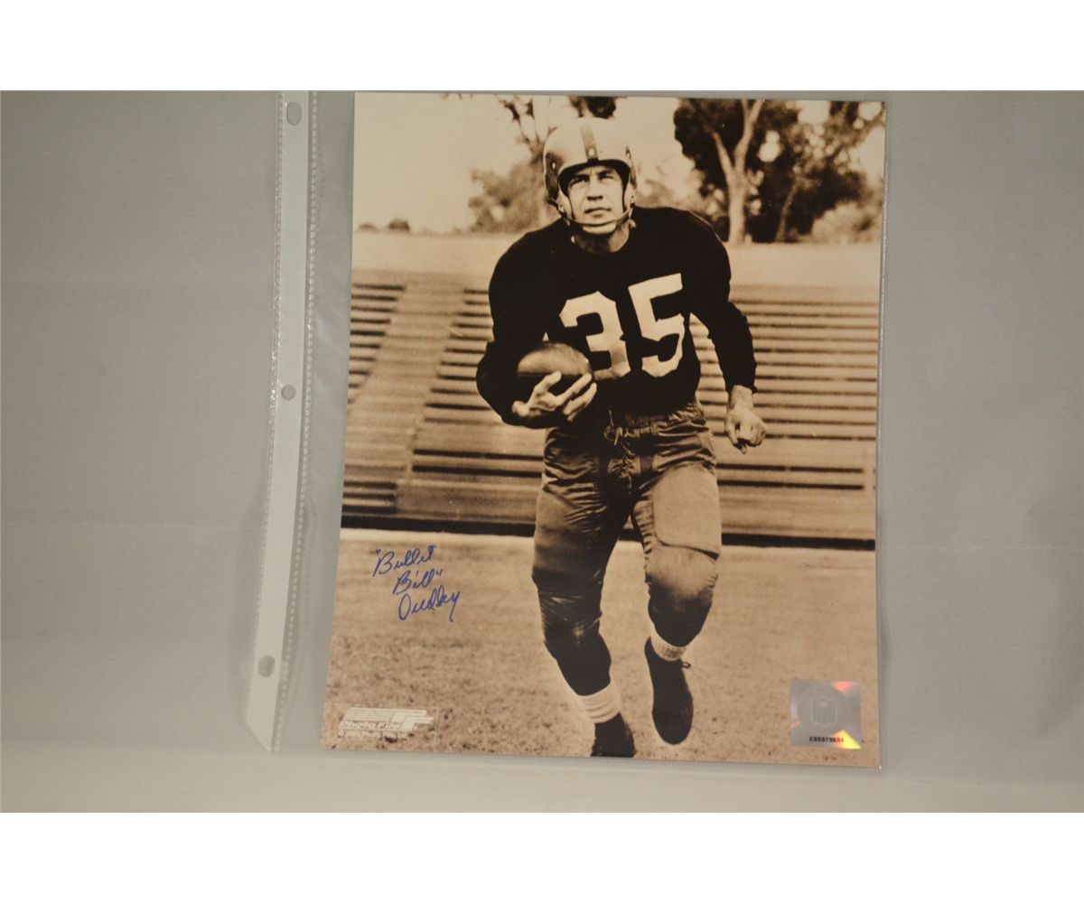 Bullet Bill Dudley Autograph Photo **Pittsburgh Steelers**