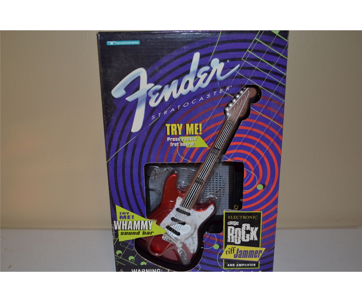Fender Stratocaster Electronic Classic Rock Riff Jammer and Amplifier