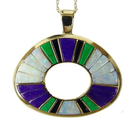 Gold Pendant Necklace - Fannie Bitsoi-Russell