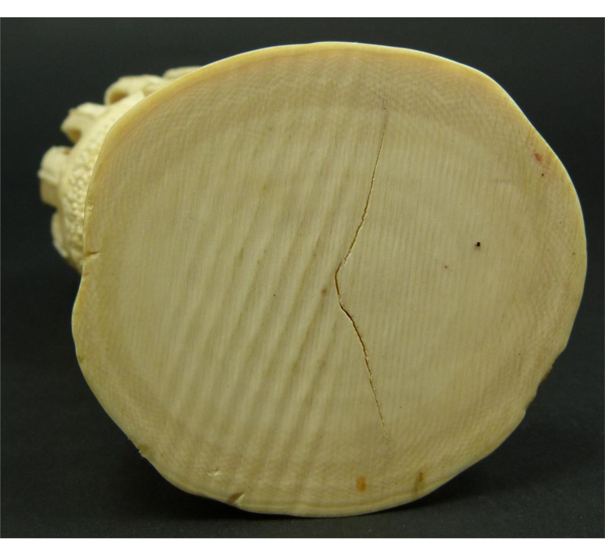 AFRICAN CARVED IVORY FEMALE BUST FIGURE