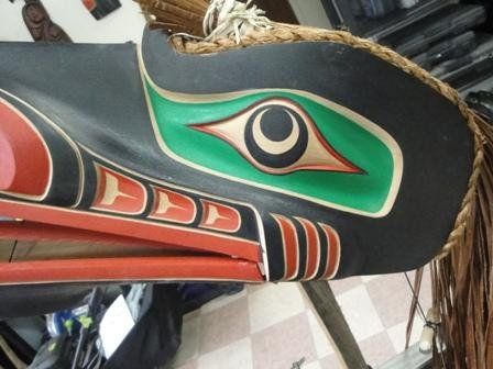 Northwest Coast Native Raven Mask