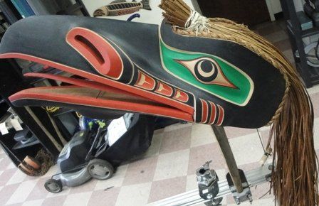 Northwest Coast Native Raven Mask
