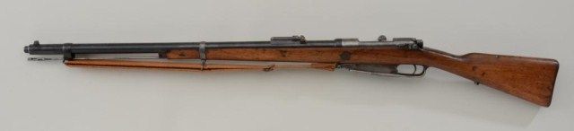 Steyr Model 88 bolt-action rifle, top of receiver dated 1890, 8mm cal ...