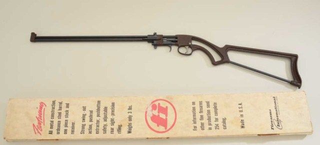 FI “The New Bronco” .22 rifle, all metal construction .22 short, long ...