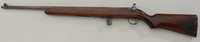 H & R Reising Model 65 Military semi-auto magazine rifle, .22 cal., 23 ...