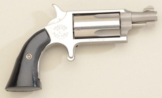 Freedom Arms spur trigger diminutive revolver, .22 Mag. cal., stainless ...
