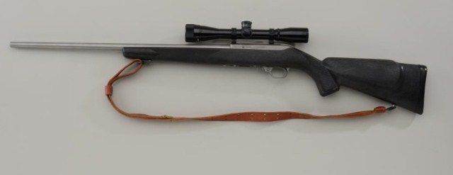 AMT 25/22 Lightning semi-auto rifle, .22LR cal., 22” barrel, satin ...