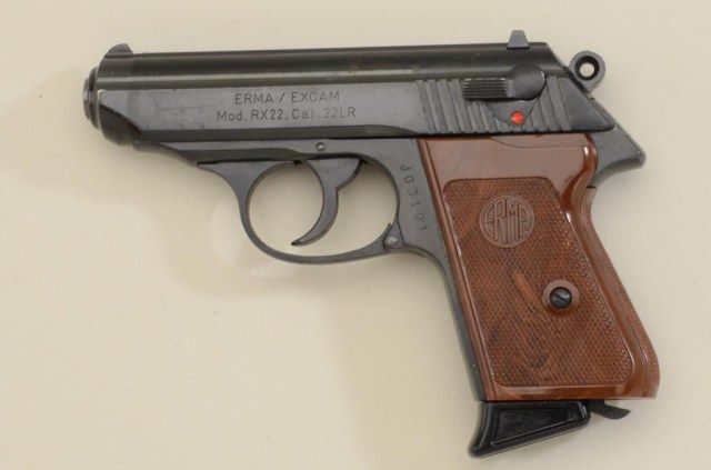 Erma/Excam Model RX22 DA semi-auto pistol, .22LR cal., blue finish ...