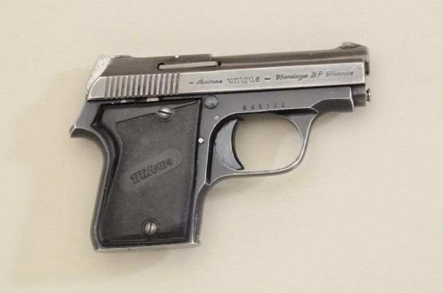 French Mikros Model “K” Unique pocket semi-auto pistol, .25 cal., black ...