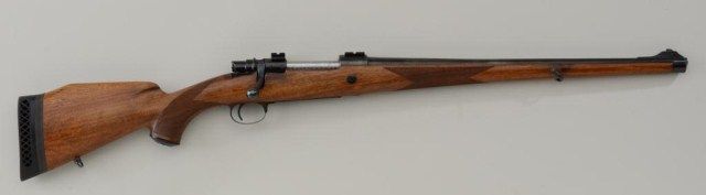 Belgian-made H. Dumoulin bolt-action rifle, .338 cal., 20-1/2” barrel ...