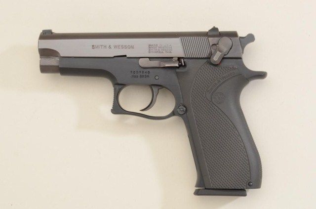 Smith & Wesson Model 3904 DA semi-auto pistol, 9mm cal., #TCD7540; near ...