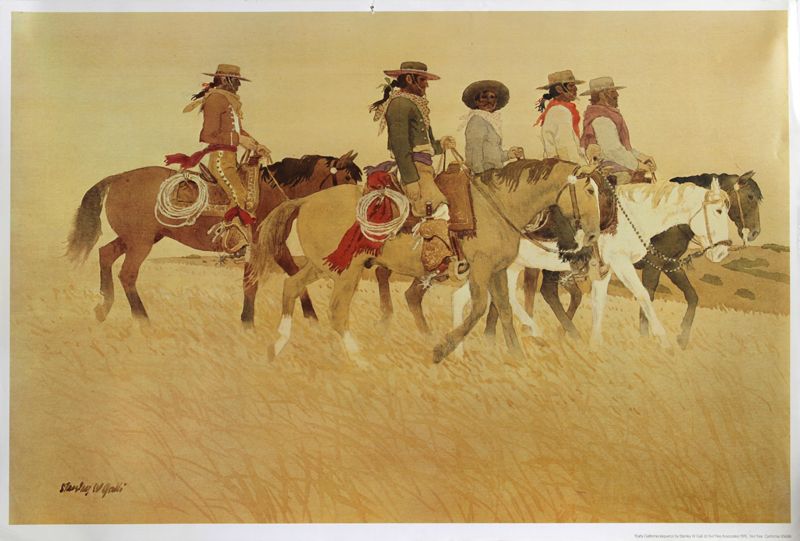 Stanley W. Galli, Early California Vaqueros, Poster