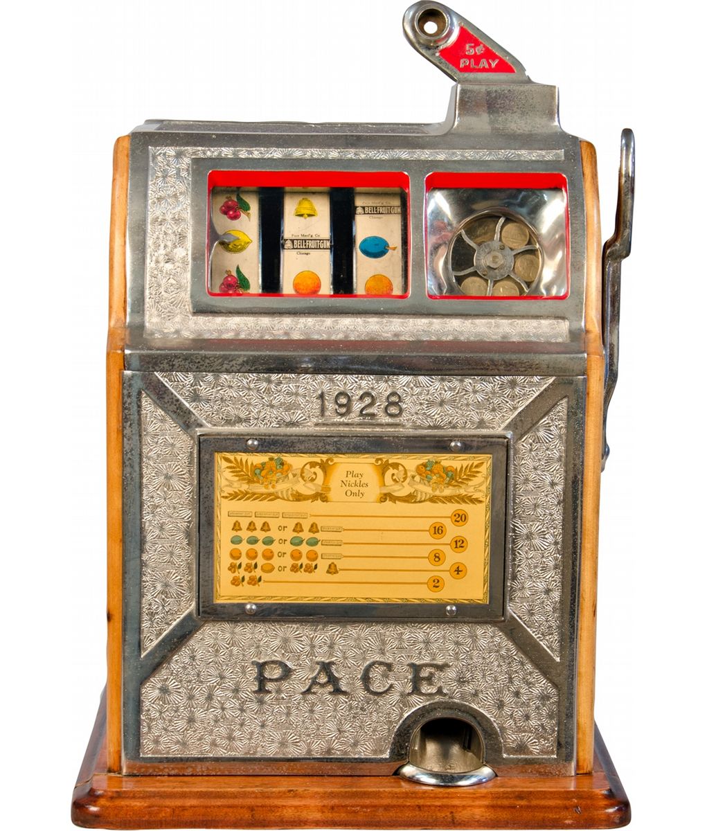 5 Cent Pace MFG Co. Operators Bell Slot Machine, Chicag