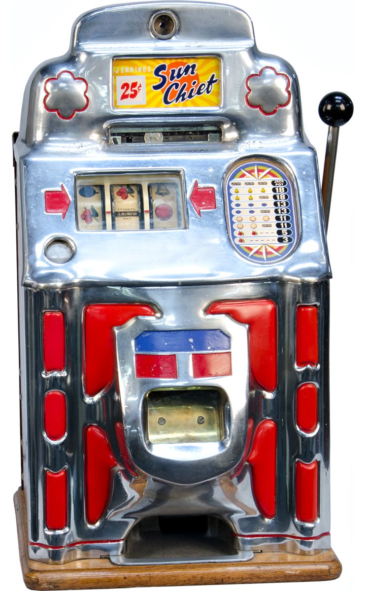 25 Cent O.D. Jennings Club Chief Super Deluxe Slot Mach