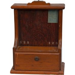 1 Cent Wooden Countertop Penny Drop Machine Gumball Tra