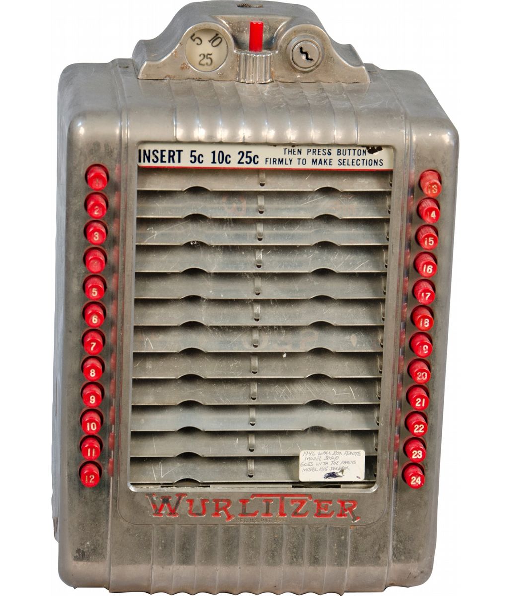 Coin-op Wurlitzer Wall Box Model 3020 Remote Jukebox Se