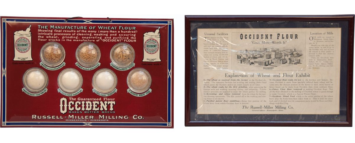 Lot of 2 Occident Flour Signs: