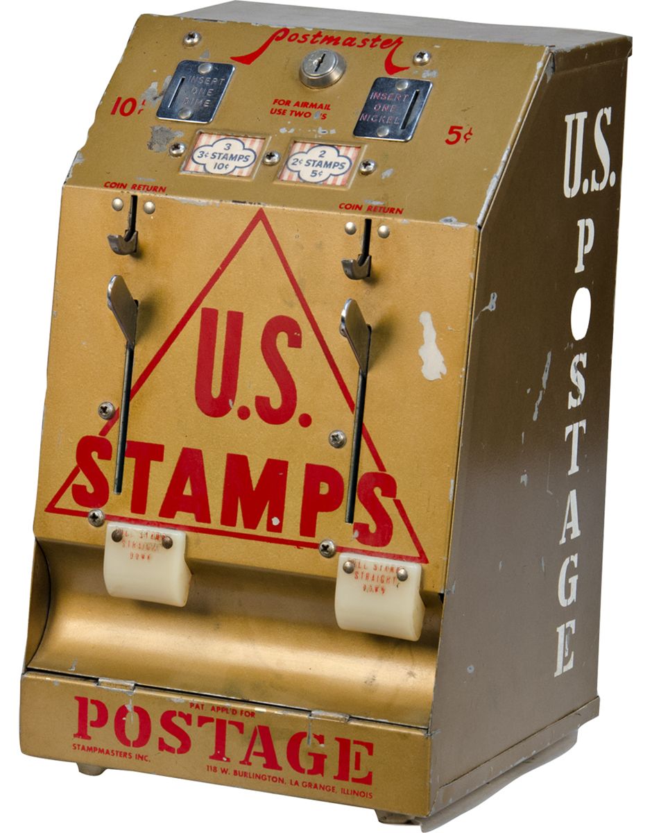 10 And 5 Cent Postmaster U.S. Stamp Countertop Vending